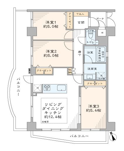 3LDKのマンションで4人家族が暮らせるレイアウトと間取り｜60平米の事例とリノベーション費用をご紹介 - 東京都内の高級中古マンション／リノベーションマンションの購入なら【mitaina ...