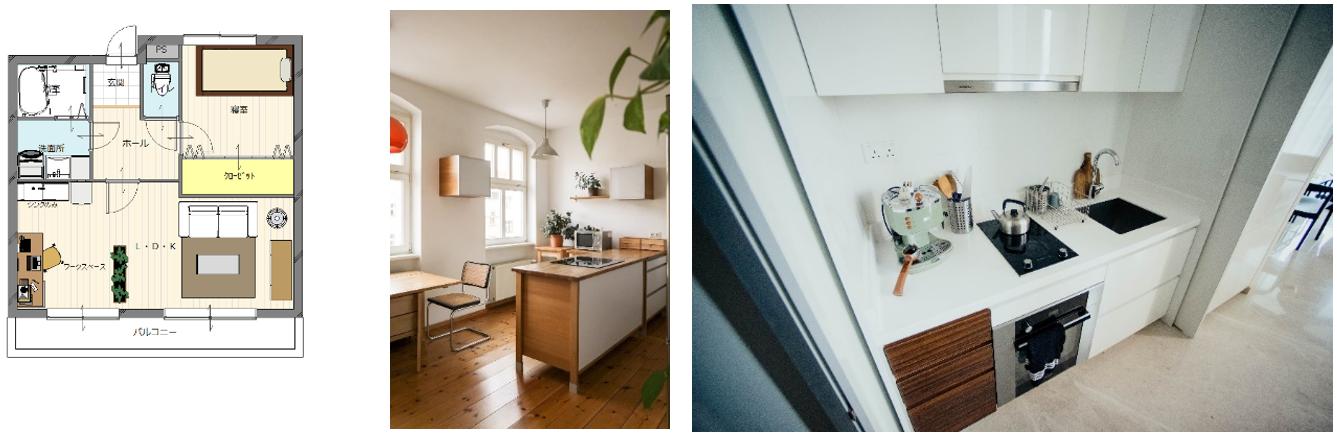 【1LDK・1SLDK間取り・レイアウト術】一人暮らし・二人暮らしのオシャレに住みやすい実例も紹介 - 東京都内の高級中古マンション／リノベーションマンションの購入なら【mitaina（ミタイナ）】