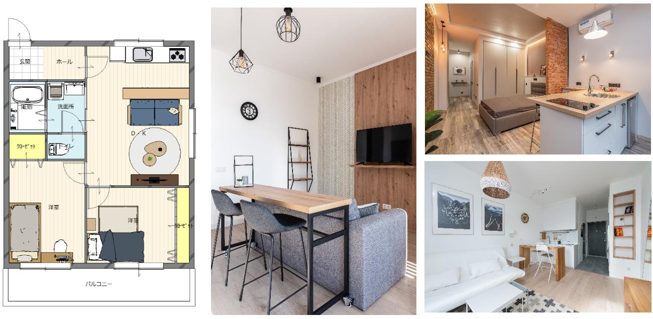 2DKのレイアウト・間取り｜一人暮らしにも二人暮らしにも最適なプランをご紹介 - 東京都内の高級中古マンション／リノベーションマンションの購入なら【mitaina（ミタイナ）】