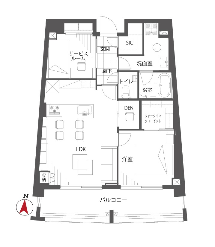 品川Vタワーテラス棟 スカイウェイで駅直結の洗練された住まい スカイウェイで駅直結の洗練された住まい 東京の高級中古マンション／リノベーションマンションの【mitaina（ミタイナ）】
