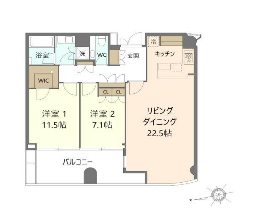 虎ノ門ヒルズレジデンス 都心を一望できる、専有面積100㎡超の大型2LDK 東京の高級中古マンション／リノベーションマンションの【mitaina（ミタイナ）】