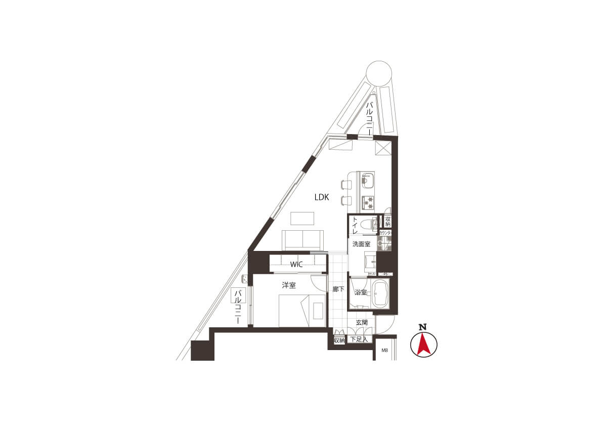 フリーディオ四谷三丁目 徒歩3分、利便性の高い1LDK 東京の高級中古マンション／リノベーションマンションの【mitaina（ミタイナ）】