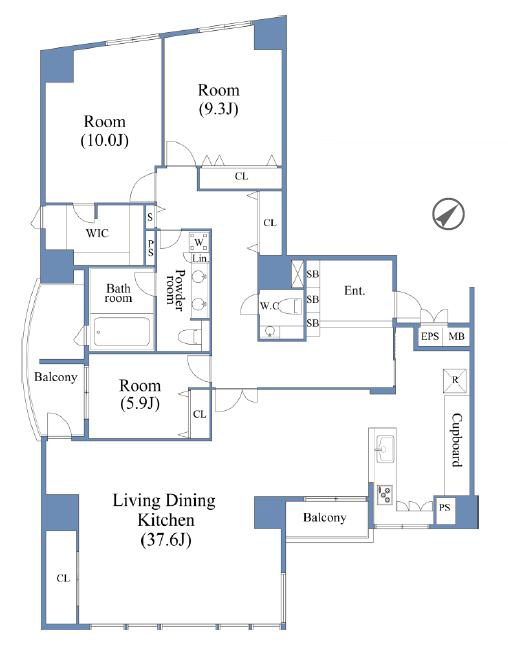 グランフォルム白金日吉坂 専有面積150㎡超え！角部屋で開放感も手に入れる3LDK 東京の高級中古マンション／リノベーションマンションの【mitaina（ミタイナ）】