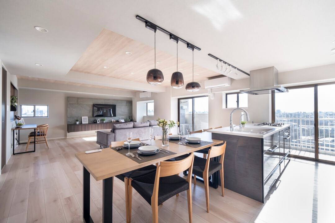 キャッスル共進マンション 30帖超LDK！開放感溢れる3方角部屋 東京の高級中古マンション／リノベーションマンションの【mitaina（ミタイナ）】