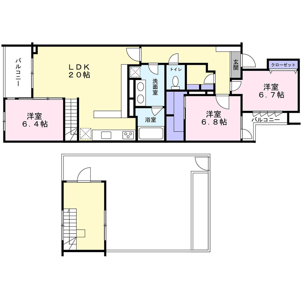 目白御留山デュープレックス ルーフバルコニー付きのペントハウス！100㎡超えのゆとりある3LDK 東京の高級中古マンション／リノベーションマンションの【mitaina（ミタイナ）】