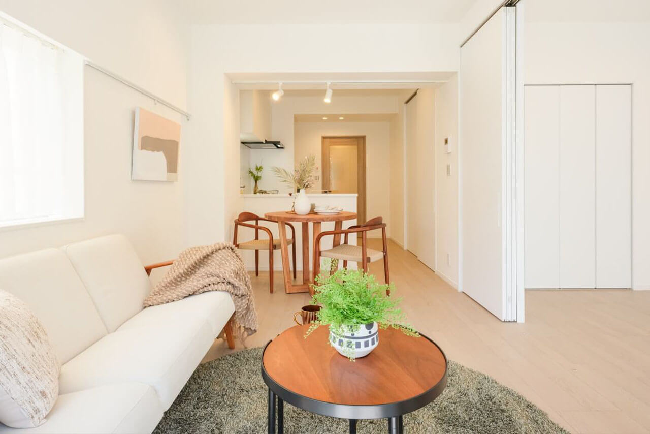 マンション西目黒苑 心地よい光と風を導く2LDK 東京の高級中古マンション／リノベーションマンションの【mitaina（ミタイナ）】