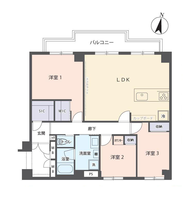 ファミール小石川 播磨坂沿いのヴィンテージマンション、緑とともにゆったり過ごせる3LDK 東京の高級中古マンション／リノベーションマンションの【mitaina（ミタイナ）】