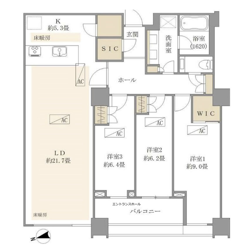 アトラスタワー茗荷谷 収納スペースも豊富、100㎡超えのゆとりある3LDK 東京の高級中古マンション／リノベーションマンションの【mitaina（ミタイナ）】