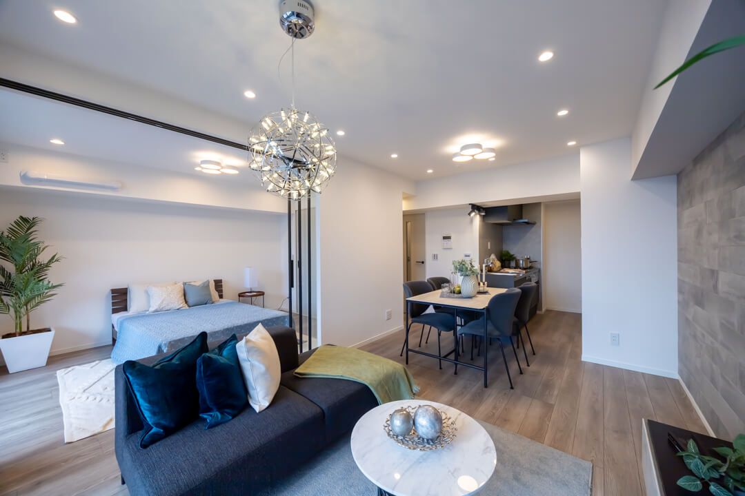 セントラルレジデンス番町シティタワー 落ち着いた住環境にあるスタイリッシュな1LDK 東京の高級中古マンション／リノベーションマンションの【mitaina（ミタイナ）】