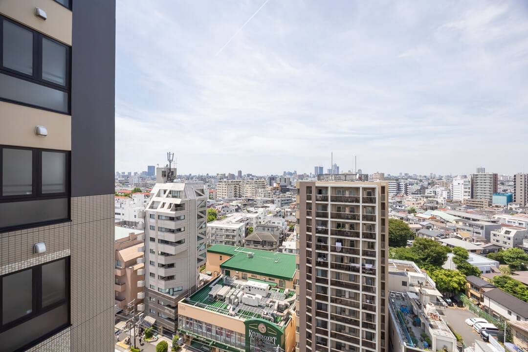 ルネ神楽坂 駅から徒歩1分、見晴らしのいい1LDK 東京の高級中古マンション／リノベーションマンションの【mitaina（ミタイナ）】